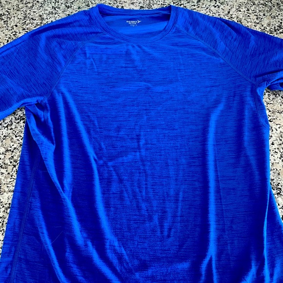 Old Navy | Shirts | Unisex Blue Dry Fit Tshirt | Poshmark